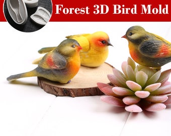 Bird 3d mold | Etsy