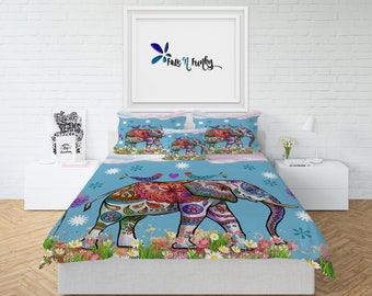 Elephant bedding | Etsy