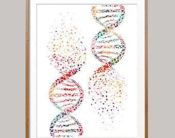 Science Art Set of 4 Digital Downloads Organic Chemistry Art