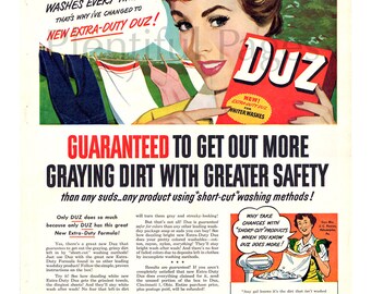 Duz detergent | Etsy