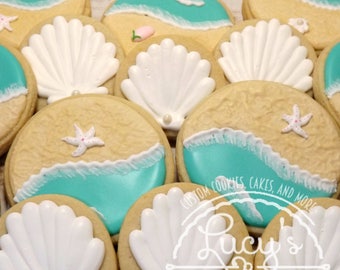 Beach cookies | Etsy