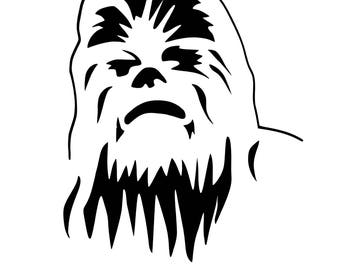Chewbacca decal | Etsy
