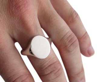 Mens signet ring | Etsy