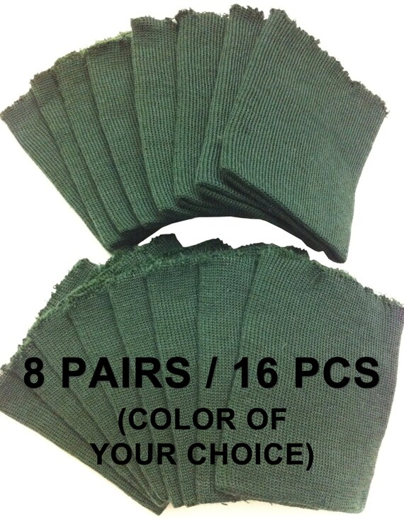 Knit/Knitted Cuff Rib Knit Fabric Cuff Material for making