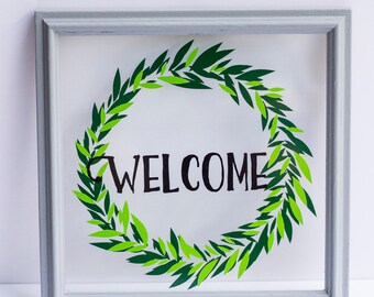 Cute welcome sign | Etsy