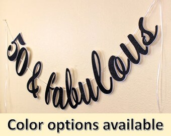 Cursive fifty | Etsy