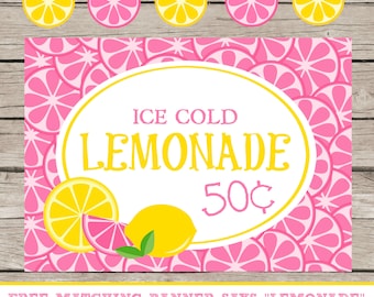 Lemonade sale sign | Etsy