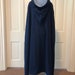 Navy/Light Blue Reversible Hooded Cloak