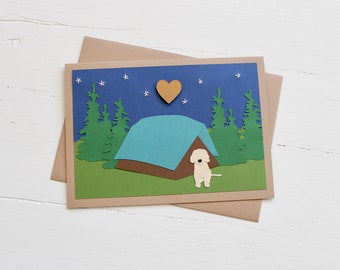 Camping card | Etsy