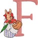 Peter Rabbit Alphabet Machine Embroidery Designs