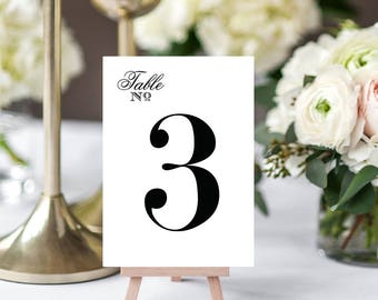 Table number frame | Etsy