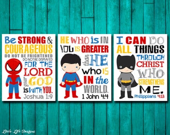 Christian Wall Art. Children's Room Decor. I am a child of