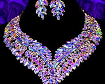 Prom jewelry set | Etsy