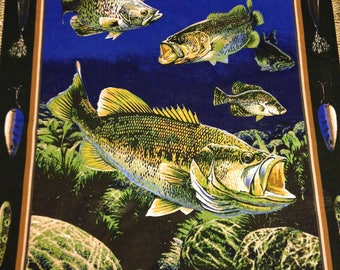 Fishing quilt | Etsy