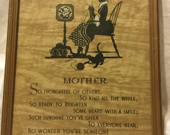 Poem silhouettes | Etsy