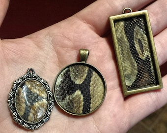Snake skin jewelry | Etsy