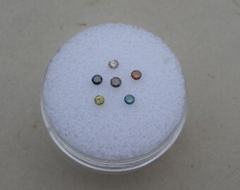 Multicolor Natural Diamond Lot 3 Total Diamonds Loose Faceted