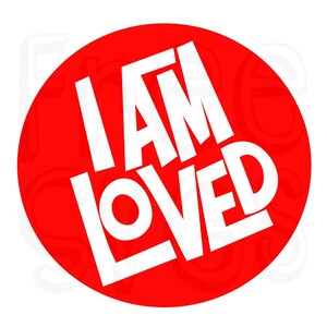 I am loved svg | Etsy