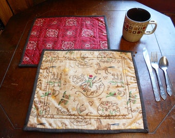 Western placemat | Etsy