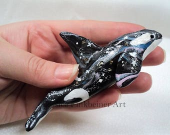 Orca figurine | Etsy