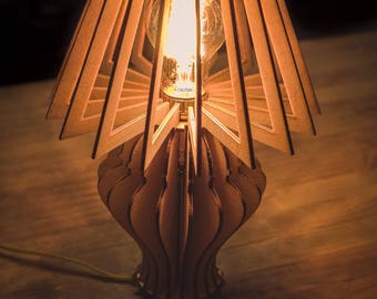 Laser cut lamp | Etsy