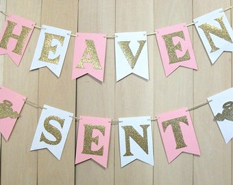 Heaven sent banner | Etsy