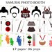 PRINTABLE Samurai Photo Booth Props-Samurai Props-Japanese