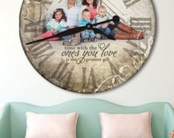 Family clock | Etsy
