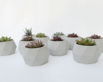 Geometric planter | Etsy