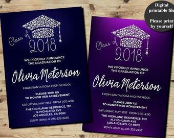 Graduation invitation | Etsy