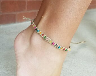 Girls ankle bracelet | Etsy