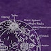 Poster Map of the Moon / Lunar Surface Astronomy Print