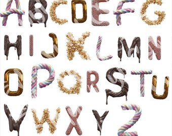 Alphabet candy | Etsy