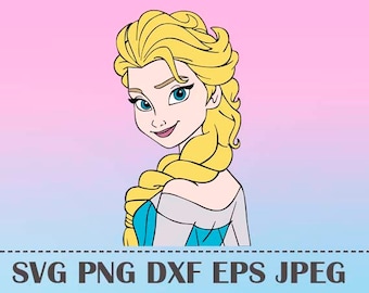 Elsa silhouette | Etsy