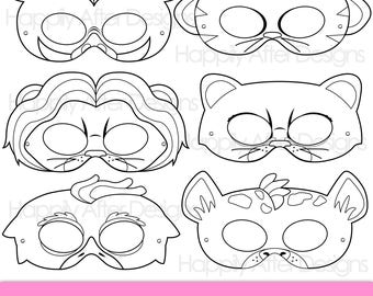 Fruits Printable Coloring Masks strawberry mask banana mask