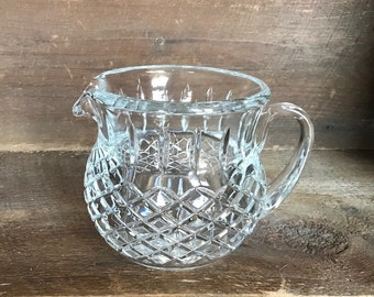 Cut glass pitcher | Etsy