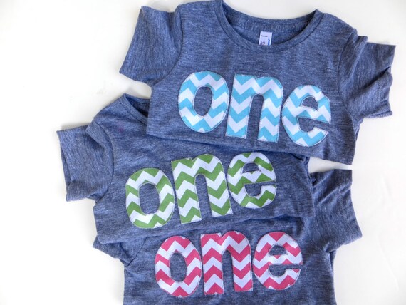 1st Birthday Shirt For Boy Or Girl One Chevron Number Birthday 1st-birthday-shirt-for-boy-or-girl-one-chevron-number-birthday