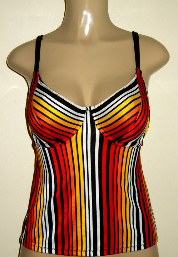 Supportive Underwire High Back Tankini Top Tankinis For Fuller