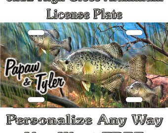 Crappie custom sign | Etsy