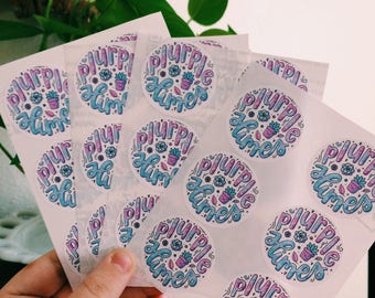 Slime stickers | Etsy