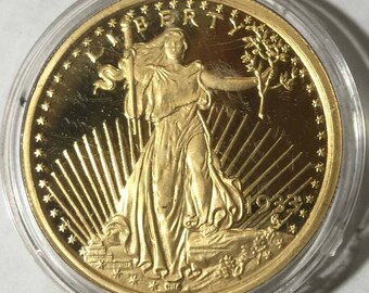 Gold coin replica | Etsy