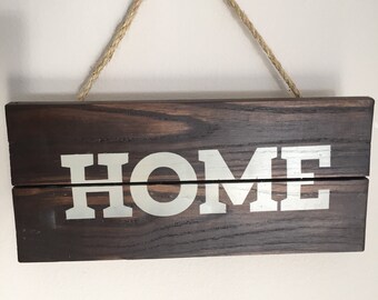 Rustic home sign | Etsy