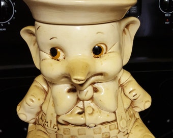 Elephant cookie jar | Etsy