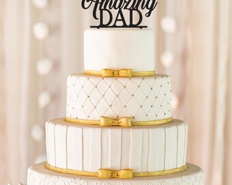 Dad cake topper | Etsy