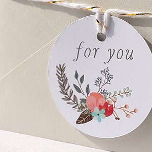 Flower tags | Etsy