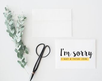 Sorry Cards | Etsy