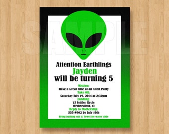 Alien birthday party | Etsy