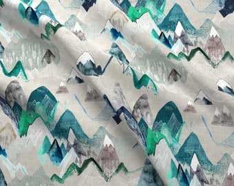 Mountain fabric | Etsy