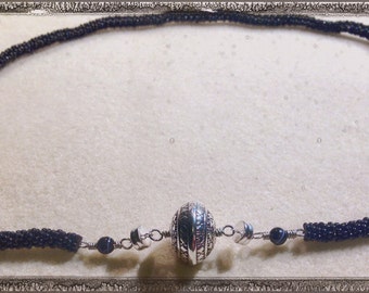 Shockwave Bracelet somewhat subtle shiny beadwoven geekery