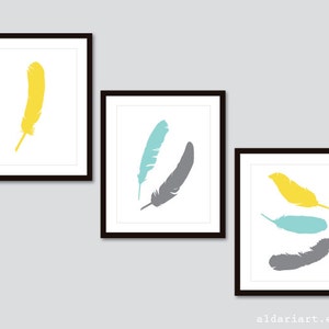 Feather art print | Etsy